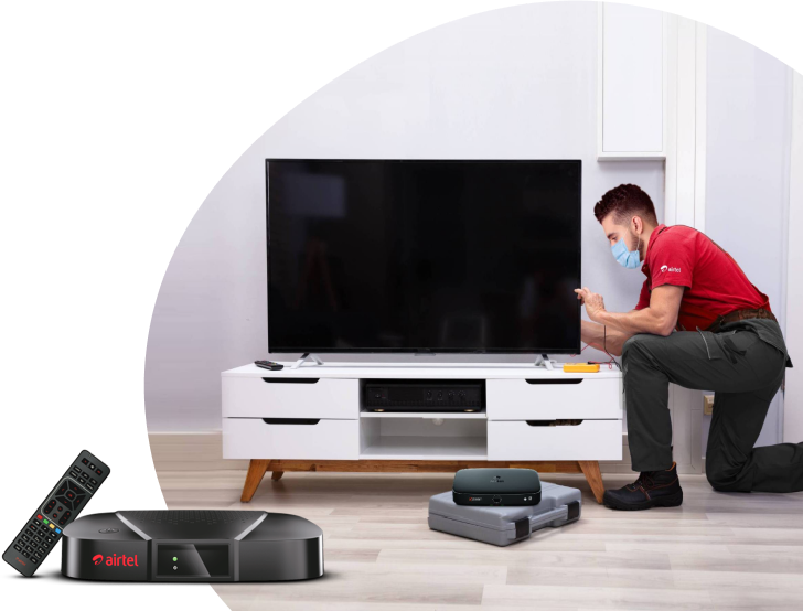 Get New DTH Set-Top Box Connection Online in Serchhip - Airtel